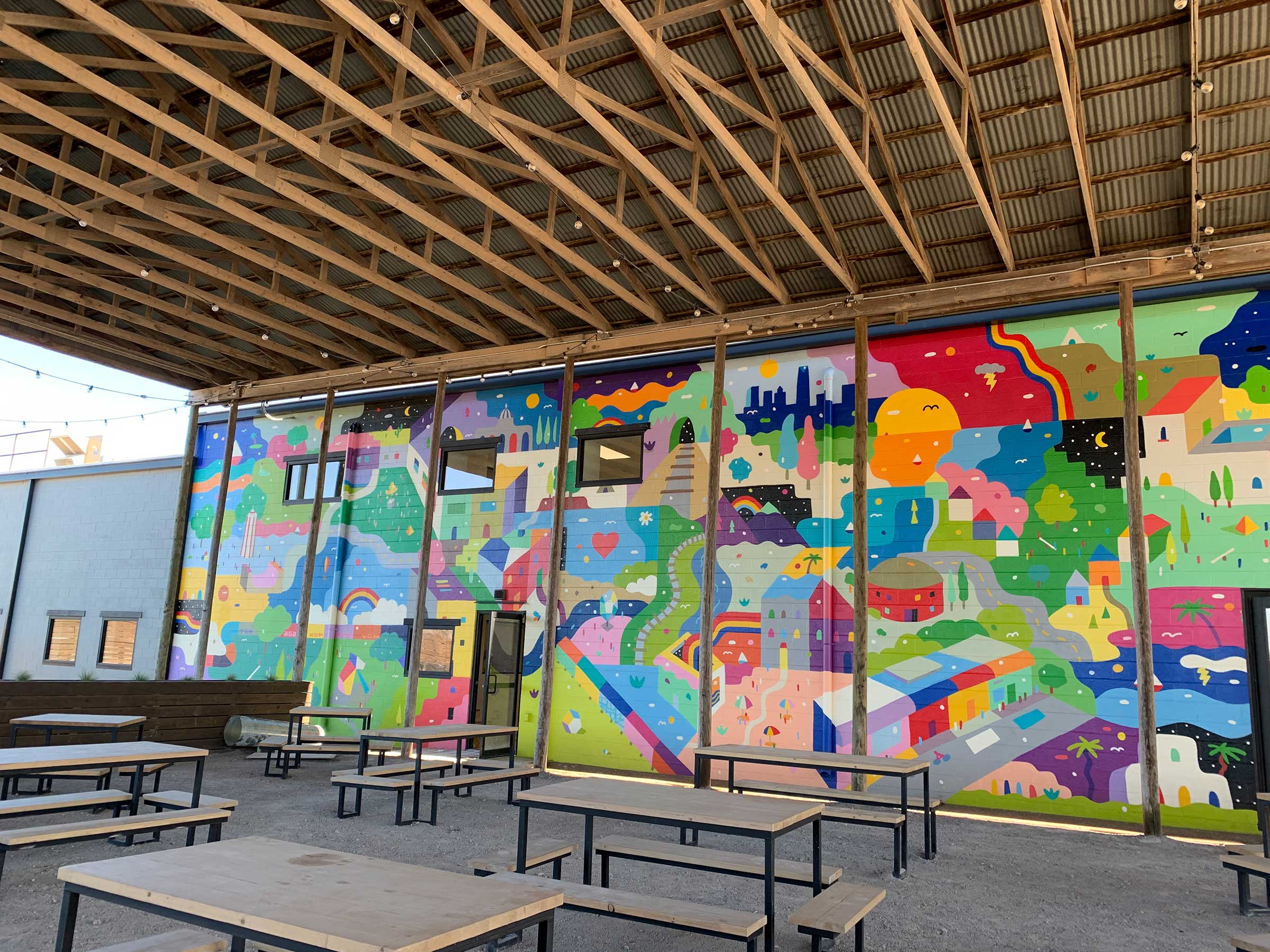 Railyard Mural – Art Edmond