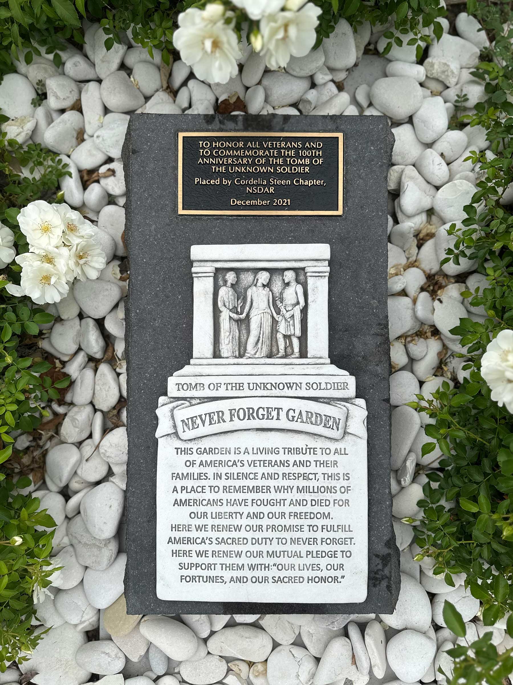 Never Forget Garden Marker – Art Edmond